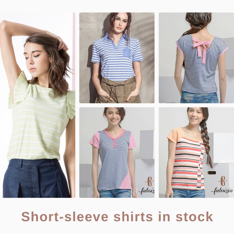 Fabrizio wholesale in stock women short sleeves / sleeveless tops for sale | Taiwantrade.com