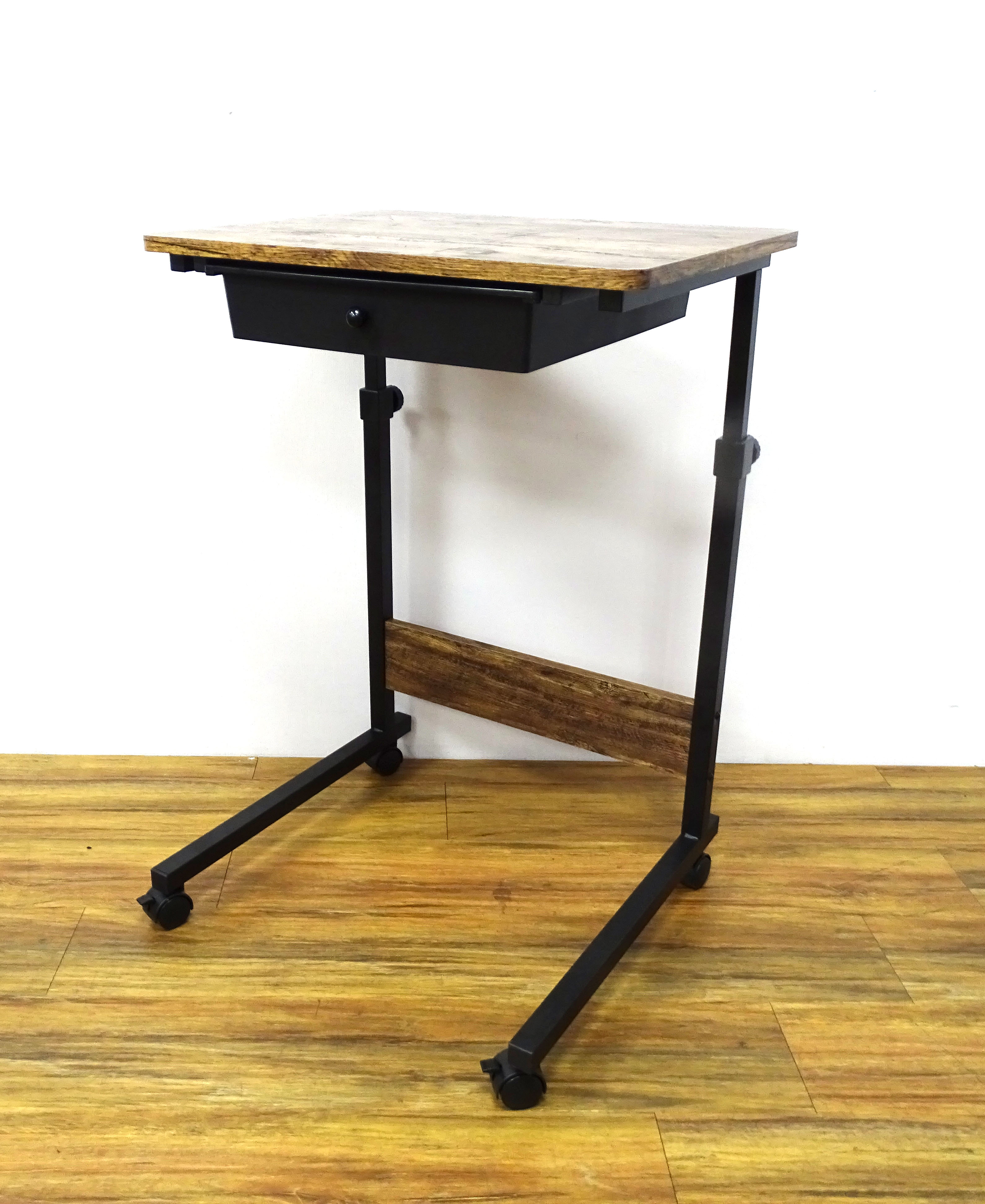 Adjustable Laptop Cart,Rolling Laptop Cart with Drawer | Taiwantrade.com