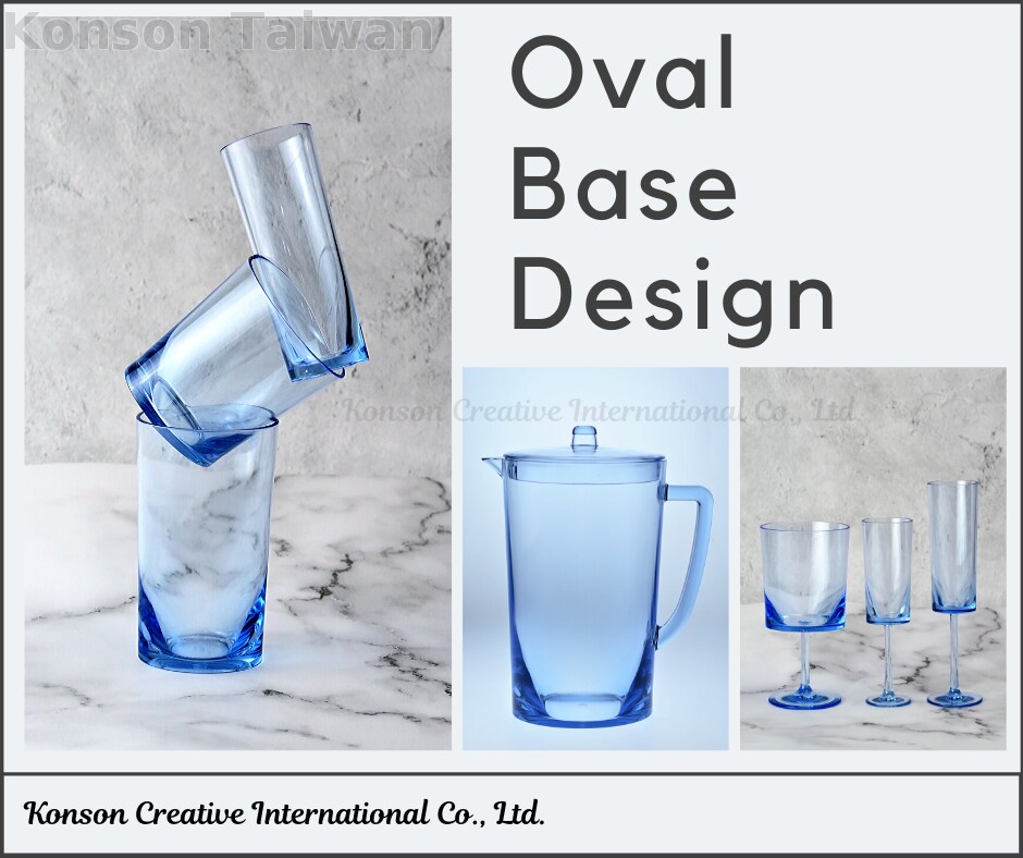 Drinkingware - Oval Base Design | Taiwantrade