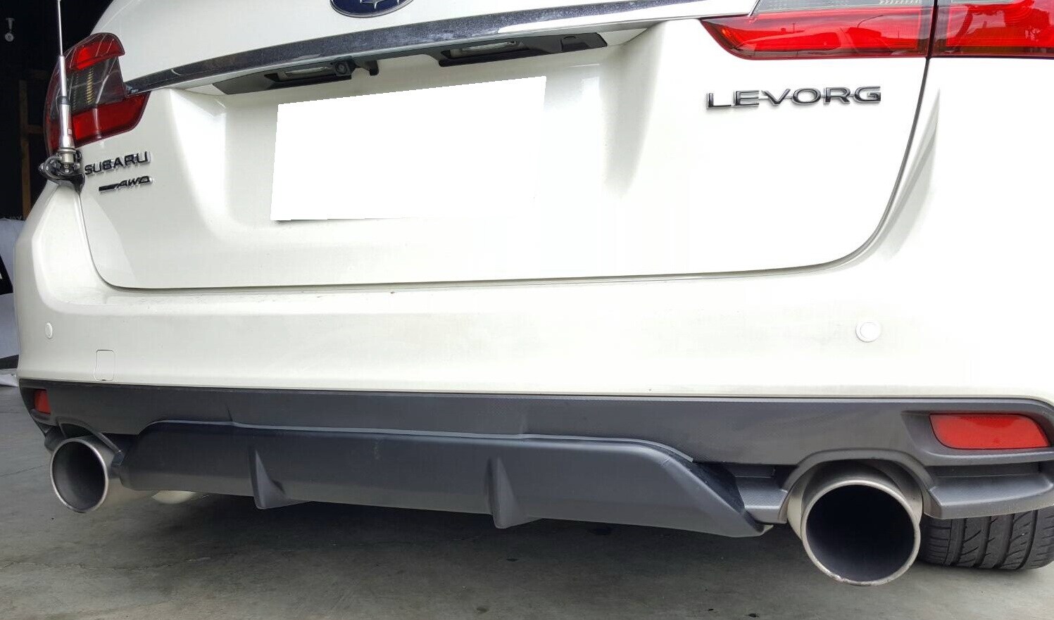 SUBARU LEVORG 15-21 Rear Diffuser, OE style, ABS | Taiwantrade.com