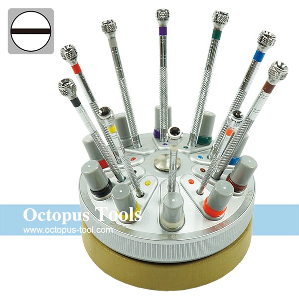Watchmakers Screwdrivers With Stand, Slotted | Taiwantrade.com