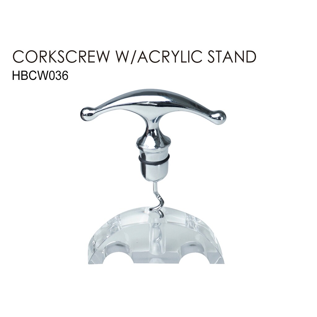 CORKSCREW W/ACRYLIC STAND | Taiwantrade