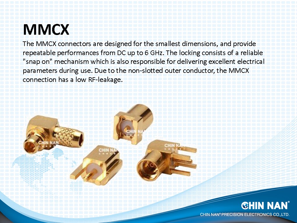 MMCX Connector/ 射頻連接器 | Taiwantrade