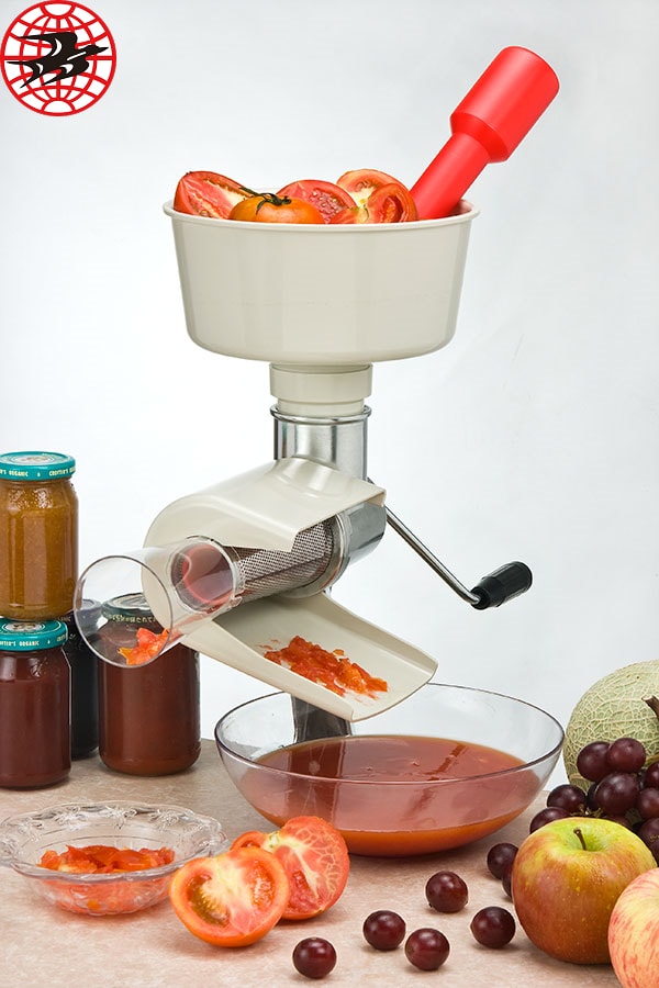 Cast Aluminum Kitchen Utensils Tomato Strainer Food Mill Large Hopper ...