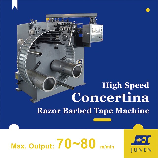 JUNEN Concertina Razor wire machine | Taiwantrade