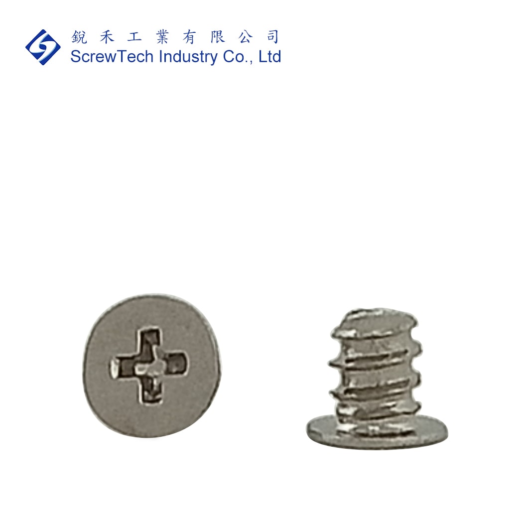 【ScrewTech】I Head, Phillips, M2x2.5, Tapping Screw, Nickel Plated ...