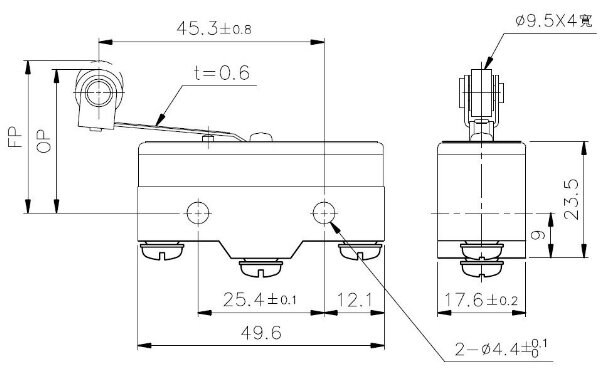 TEND天得微動開關TM-1303-可鑫科技股份有限公司