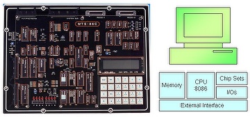 8086 MICROCOMPUTER TRAINER - for educational teaching, training, and ...