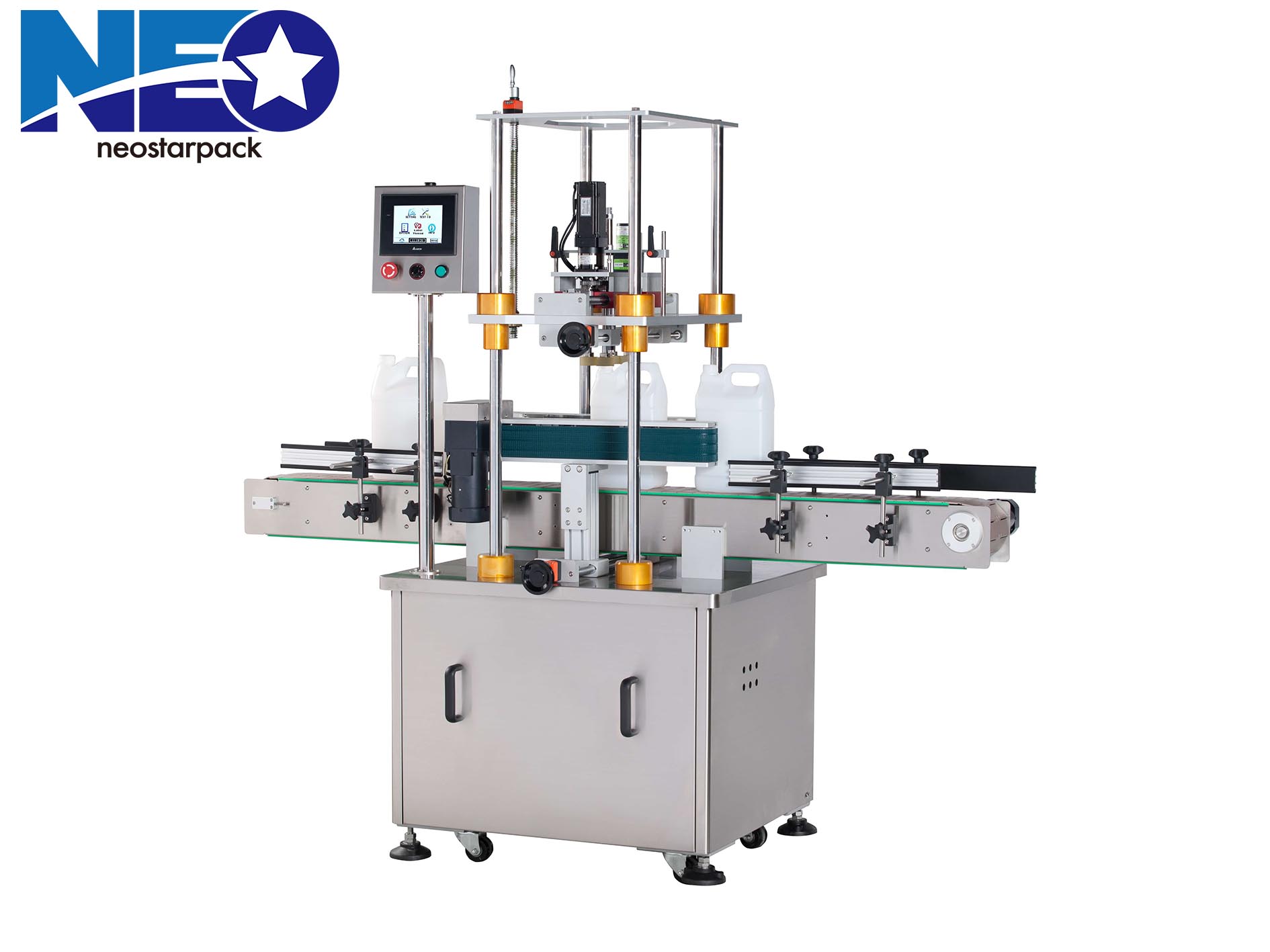 dual servo motor automatic cap machine neostarpack. | Taiwantrade.com