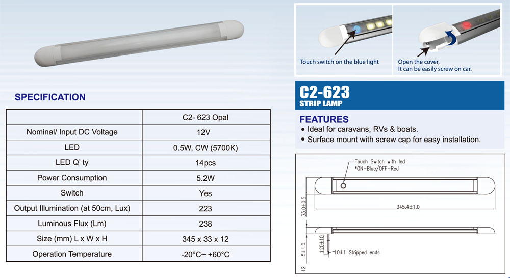 LED Strip Lamp | SHIN CHIN INDUSTRIAL CO., LTD.