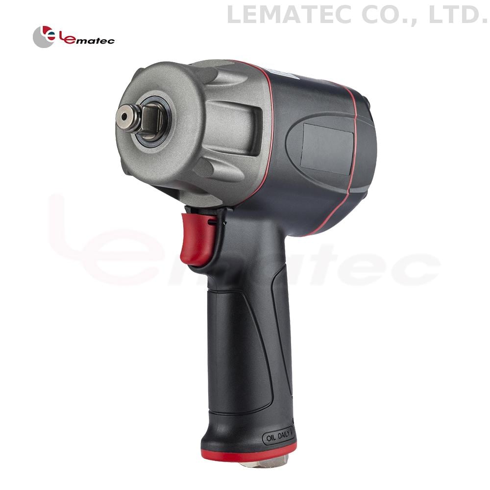 1000ft/lbs Heavy Duty 1/2" Twin hammer Pistol air impact wrench auto ...