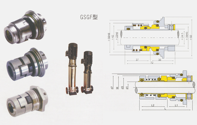標準集裝式機械軸封GSGF/GSJ00-克雷特有限公司