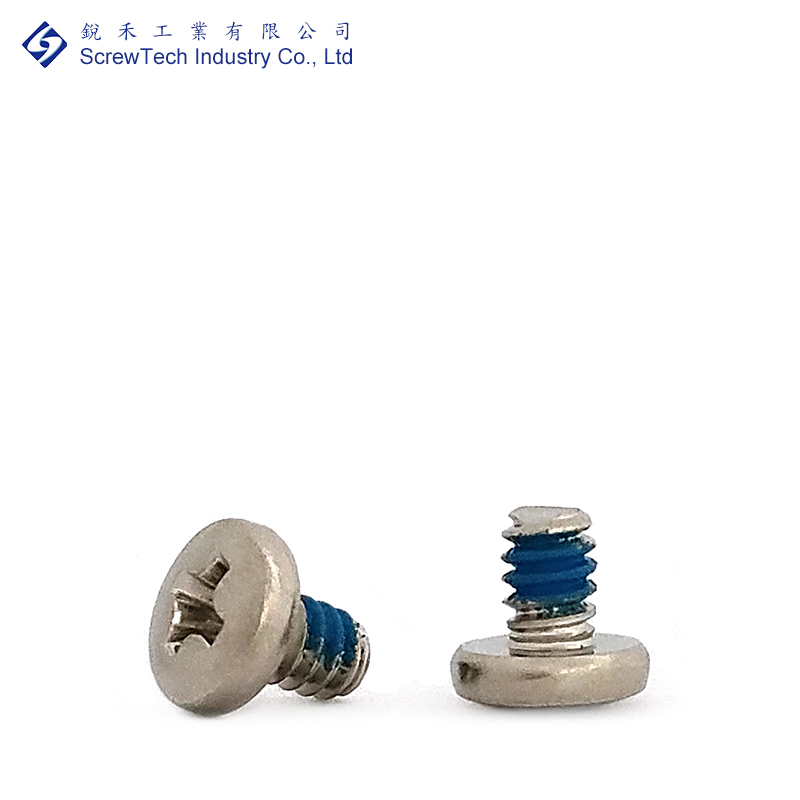 【銳禾】#6-32x5 mm 大圓頭 十字槽 英制機械牙 防鬆螺絲 鍍鎳 特殊螺絲 BAI0600501O-台灣經貿網