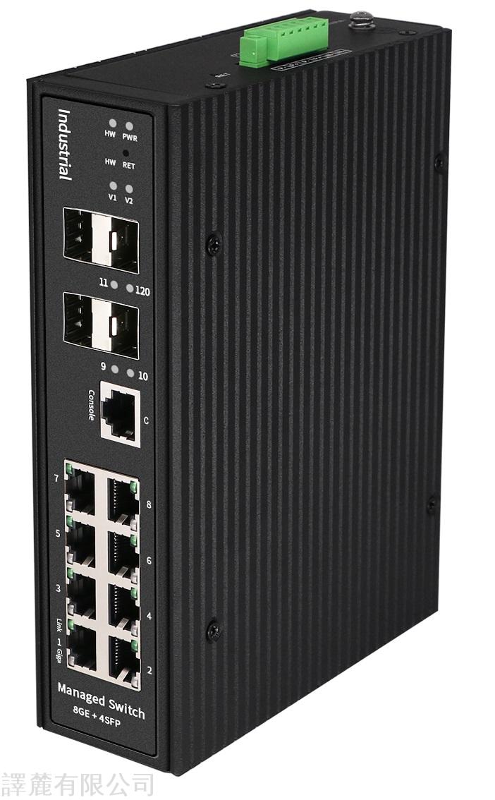 8GE+4SFP Managed DIN Rail Ethernet Switch | Taiwantrade
