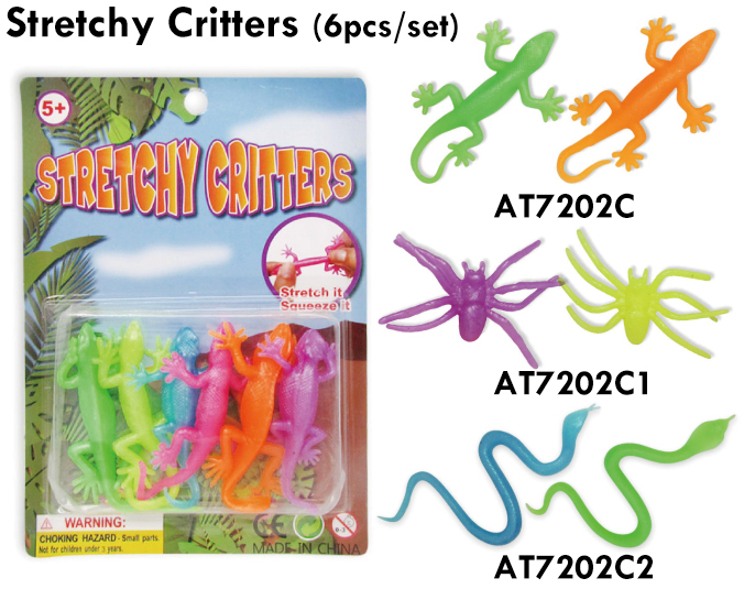 STRETCH LIZARD (6PCS/SET) | Taiwantrade
