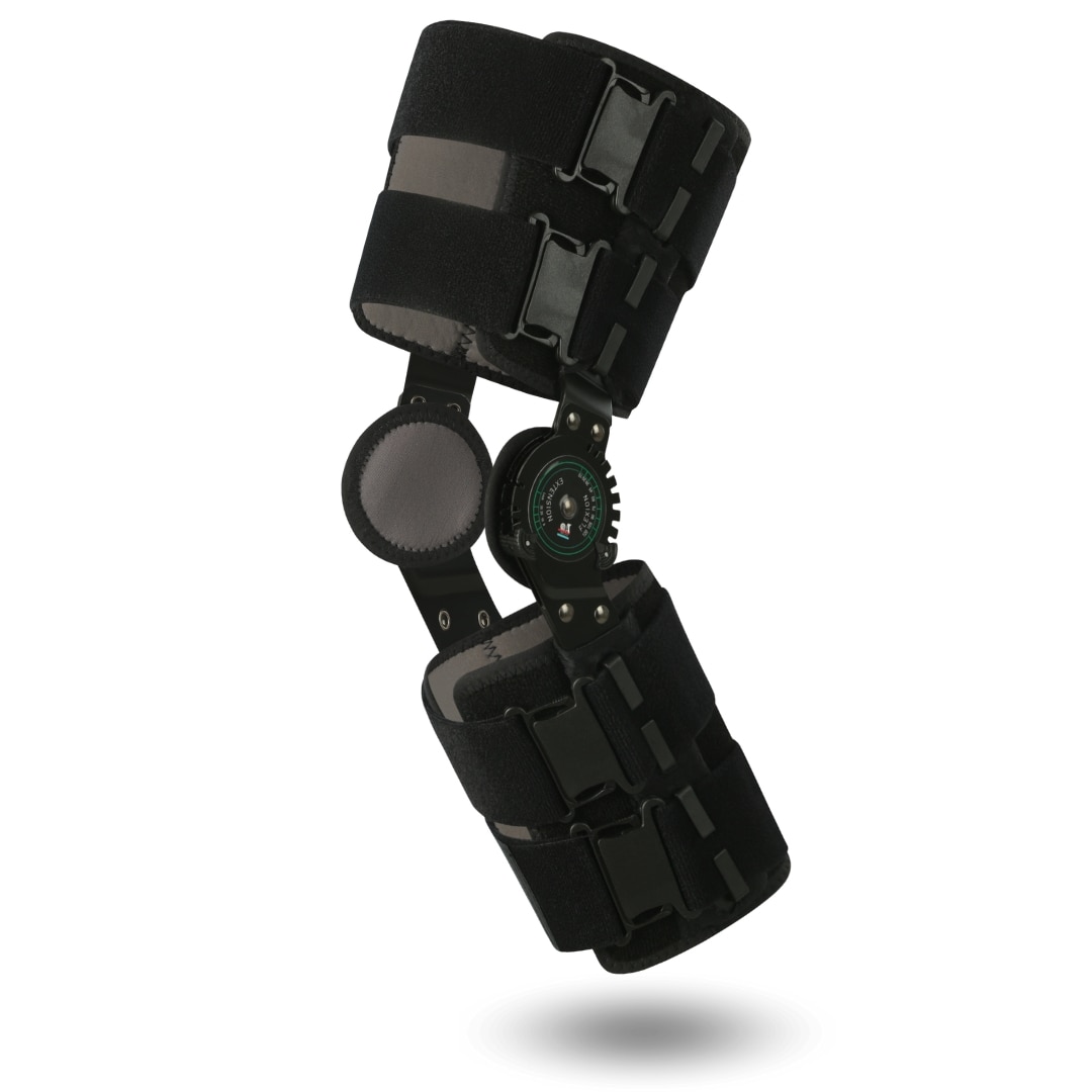 Medical ROM Hinged Knee Brace for for Knee Pain, Adjustable Knee ...