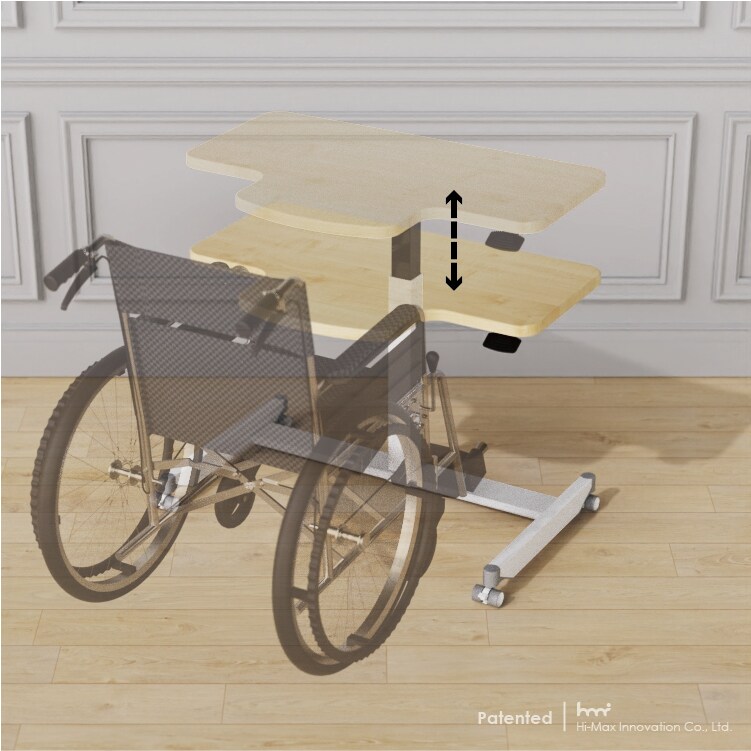 Wheelchair Accessible Pneumatic Height Adjustable Table | Taiwantrade.com