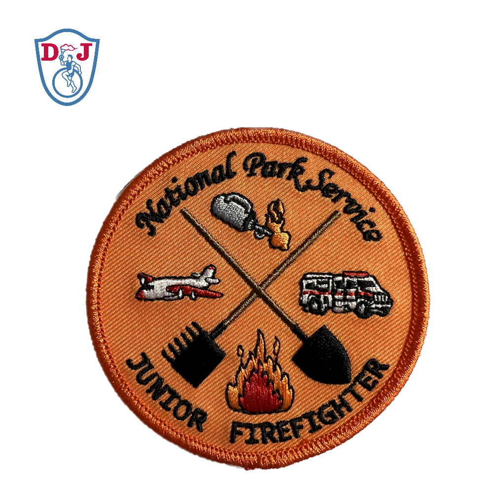 Custom Made Twill Embroidery Fire Fighter Patches Manufacturer ...