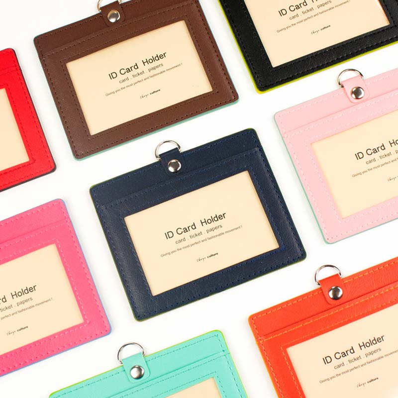 Double Layer ID Card Holder (Horizontal Type)-Color Matching | Taiwantrade