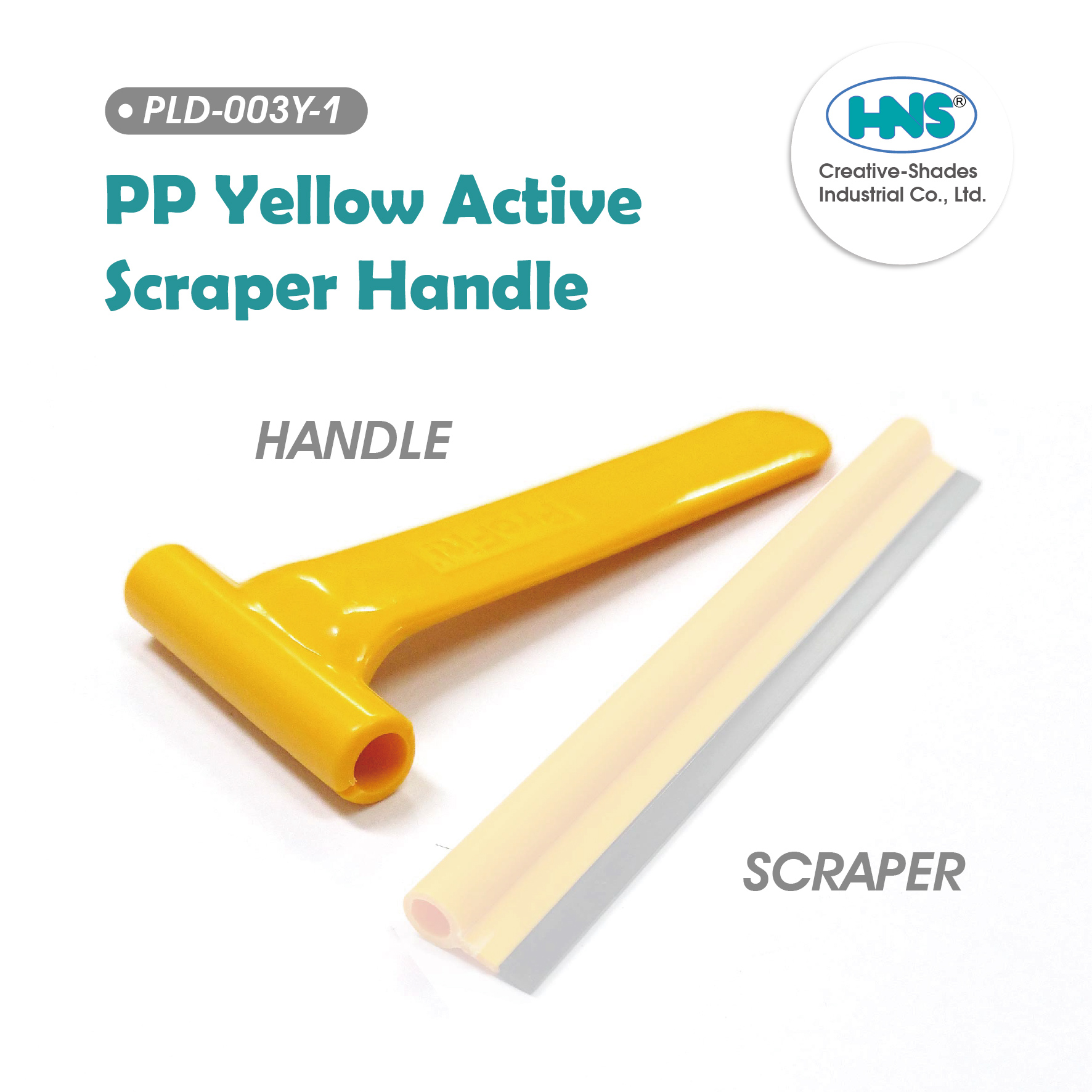 PP Yellow Active Scraper Handle | Taiwantrade.com