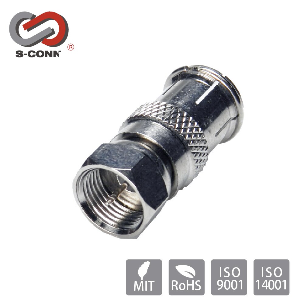 RF/Coaxial connector, F Plug to PAL Plug Adapter | Taiwantrade.com