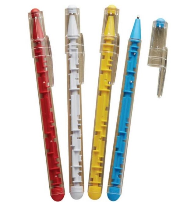 Puzzle Pens Set of 4 | Taiwantrade