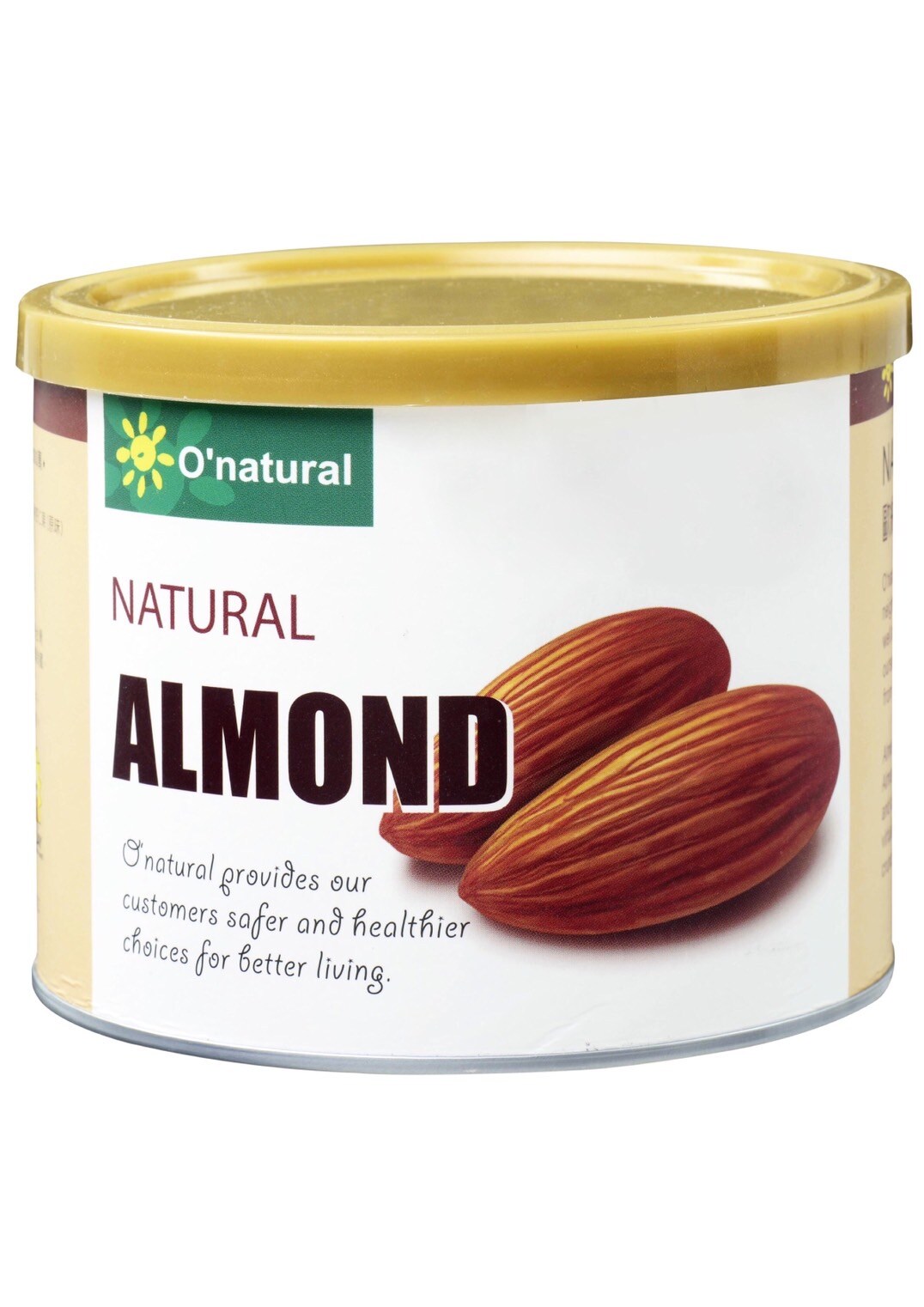O'natural Natural Almond 190G | Taiwantrade