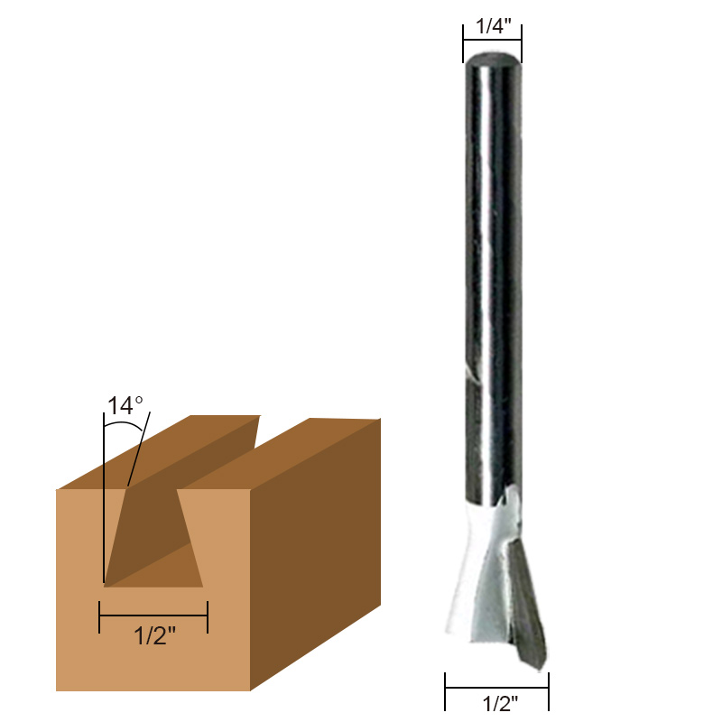 14 Degree Dovetail Router Bit | Taiwantrade