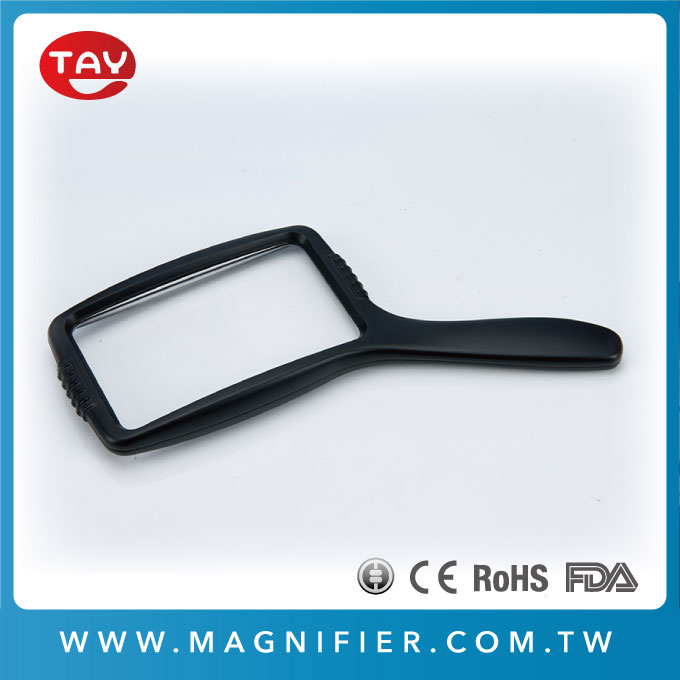 Reading Magnifier Large Rectangular Handheld Magnifying Glass For Wide ...