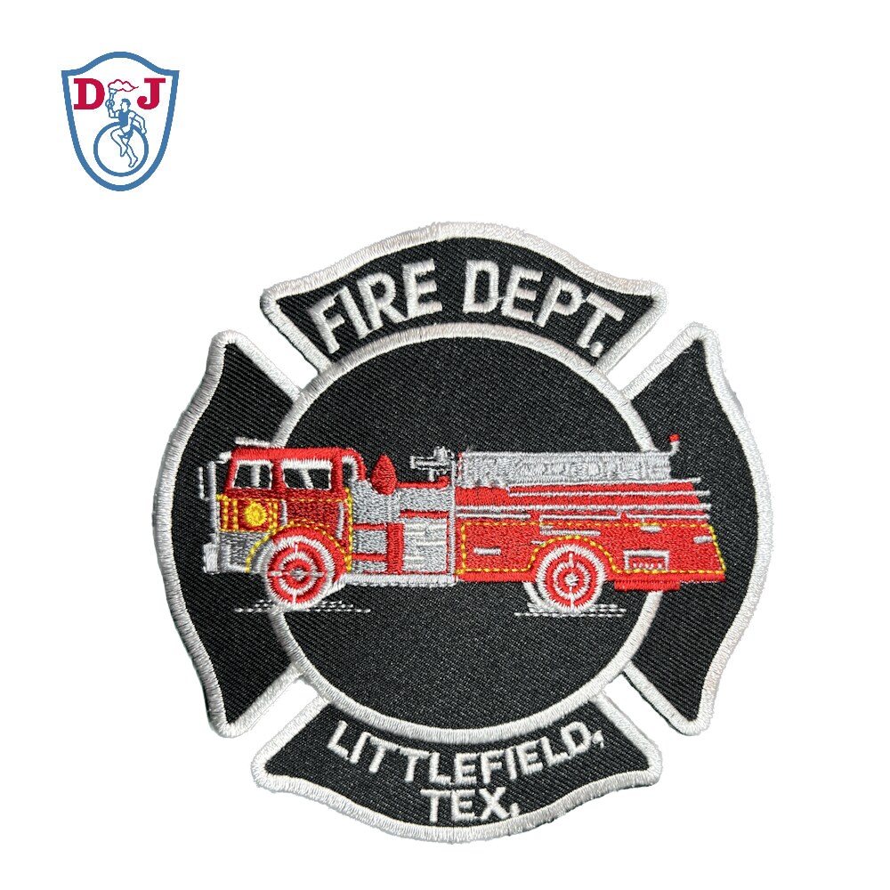 Custom Made Twill Embroidery Fire Fighter Patches Manufacturer ...