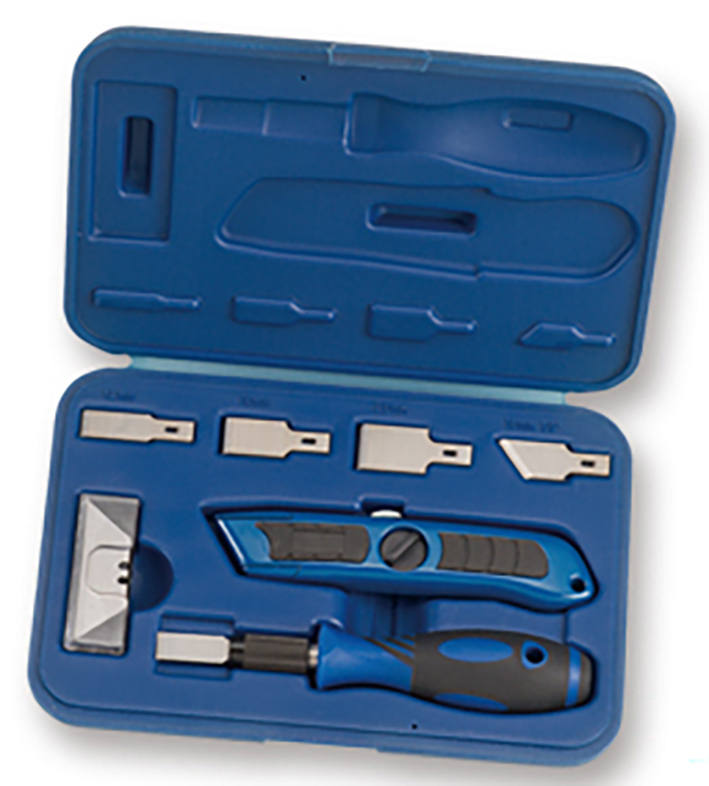 27 Pcs Scraper and Cutter Set--blue color | Taiwantrade.com