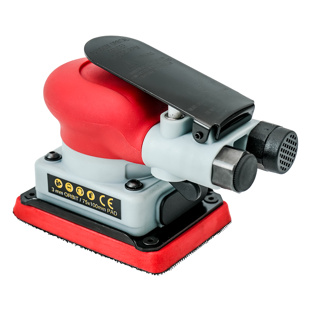 3" x 4" 10000 rpm central vacuum Square Air Orbital Sander | Taiwantrade