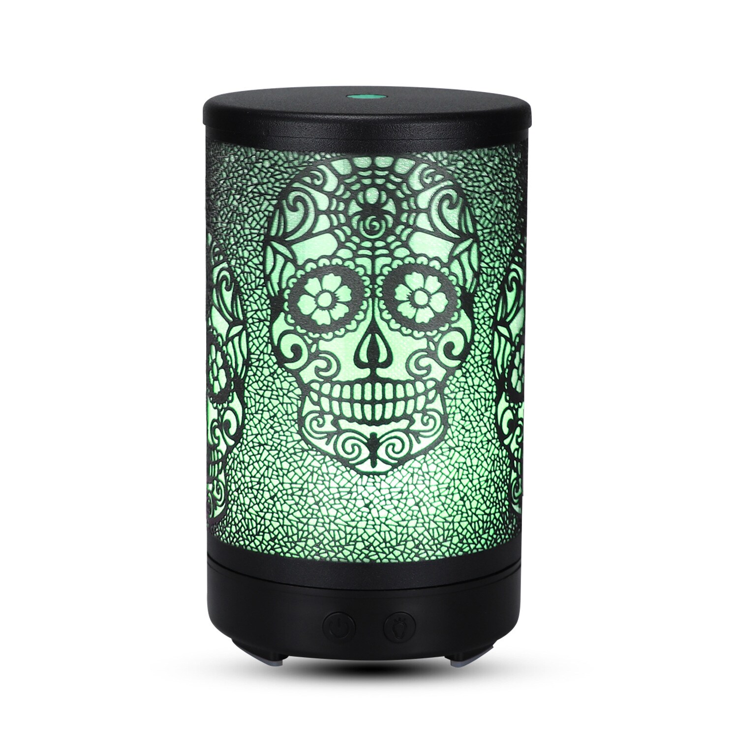 Metal Aroma diffuser, Aromatherapy machine with skull design,100ml ...