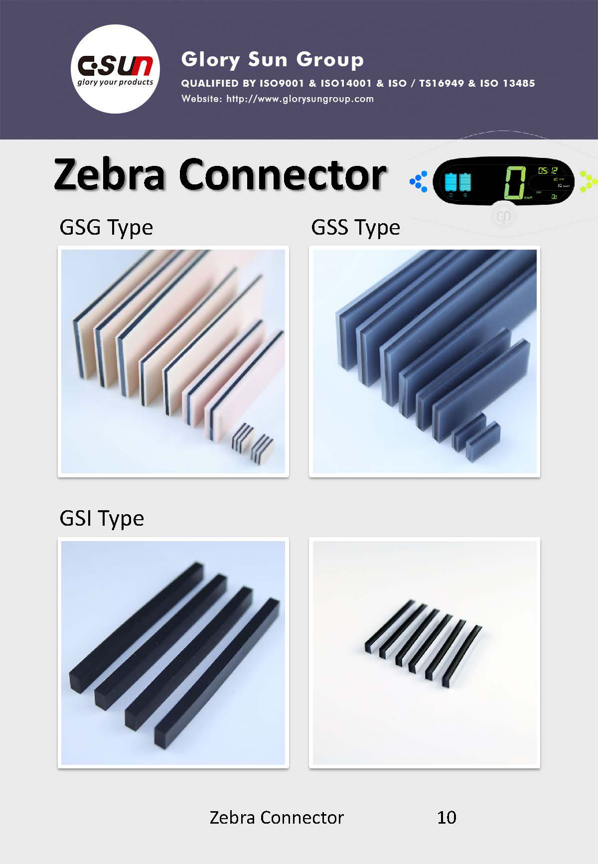 Silicone zebra connector | Taiwantrade
