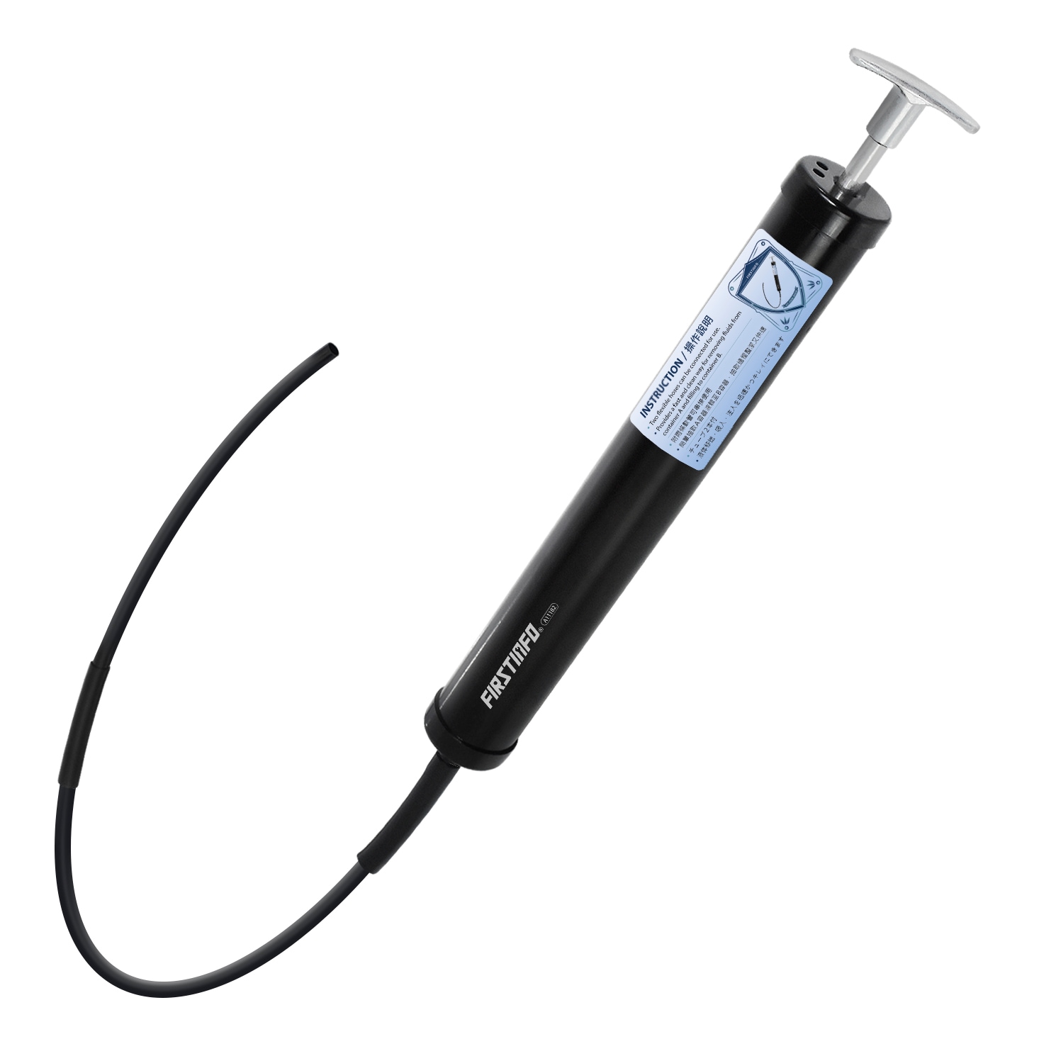 【FIRSTINFO】Steel Automotive Fluid Transfer Hand Pump 0.2 Quarts / 200 ...