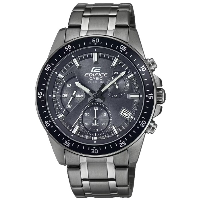 5Cgo CASIO EDIFICE series EFV-540DC-1CV Classic stainless steel watch ...