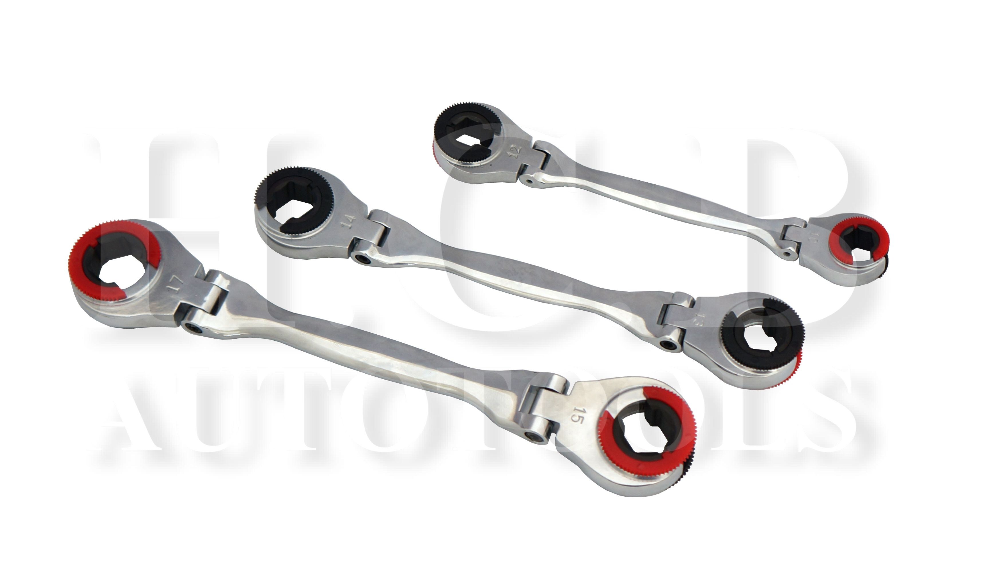 DOUBLE FLEXIBLE RATCHET FLARE NUT WRENCH(10x12/13x14/15x17mm)(3PCS ...