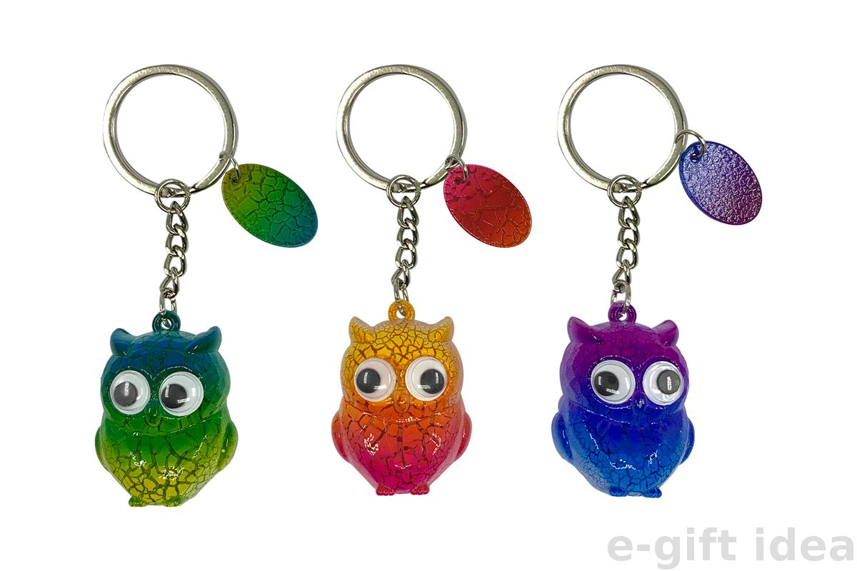 Jumbo Owl (Blue Eyes) Keychain(I) | Taiwantrade