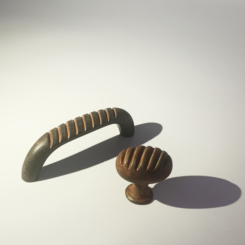 3"(CC) Grooved Pull: cabinet & drawer pulls/handles Rusty | Taiwantrade.com