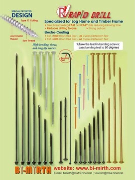 HWH Timber Screw Sawed teeth thread | Taiwantrade