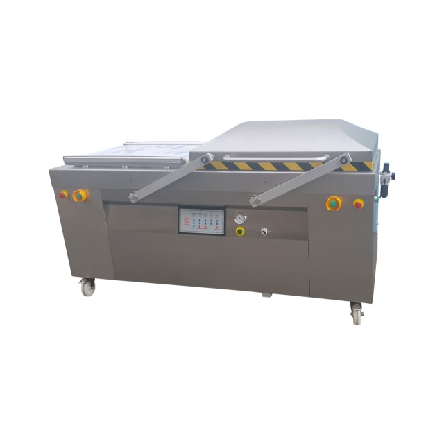 Food Vacuum Packing Machine, Double Chamber, Pneumatic Automatic Swing ...
