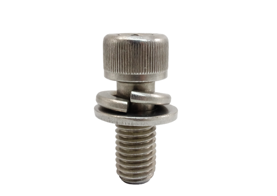 SEMS Hex Socket Cap Screw with Spring and Flat washer Assembled ...