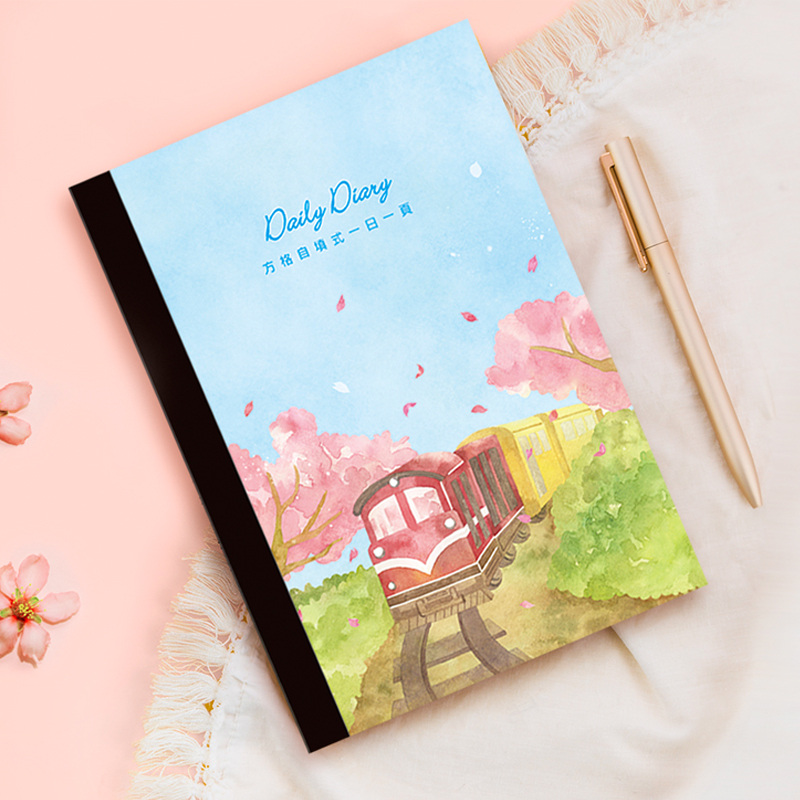 B6 Half-Year Undated Daily View Diary For 186 Days (One Page Per Day ...