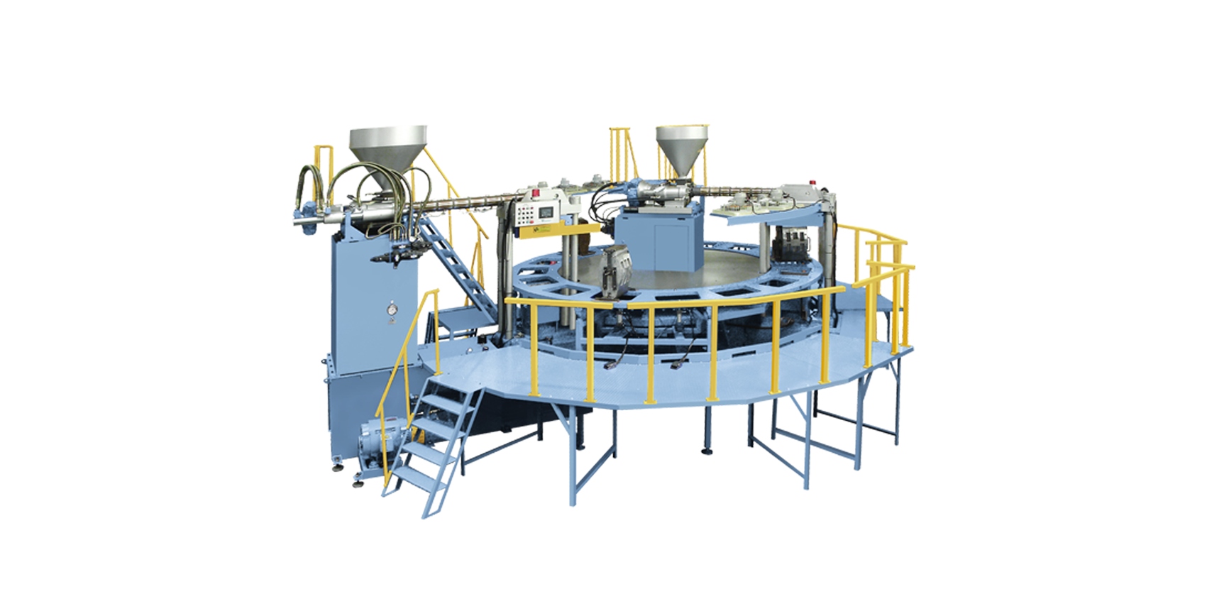 Automatic Rotary One Color/Two Color Boots Direct Injection Molding ...