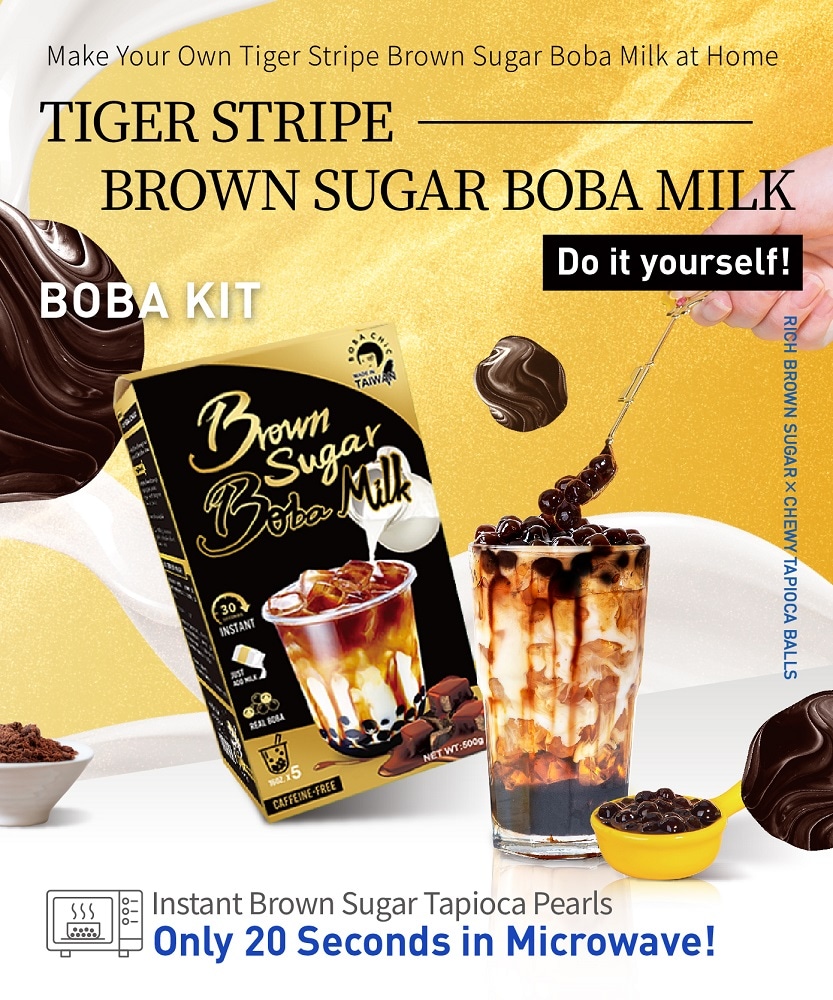 Instant Brown Sugar Boba Milk Kit | Taiwantrade