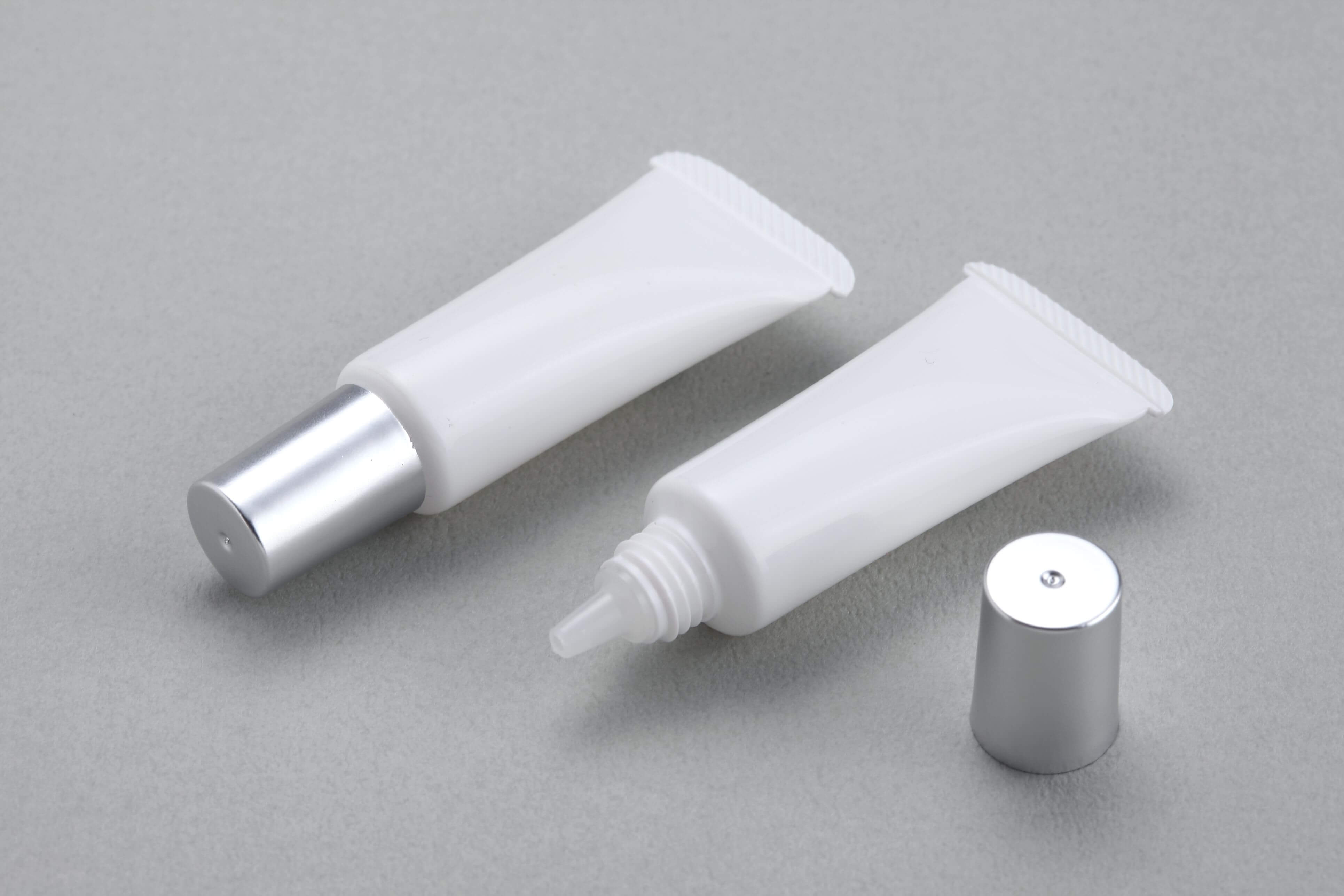 Wholesale Empty Plastic Soft Cosmetic Tube Hose Packaging with Nozzle ...