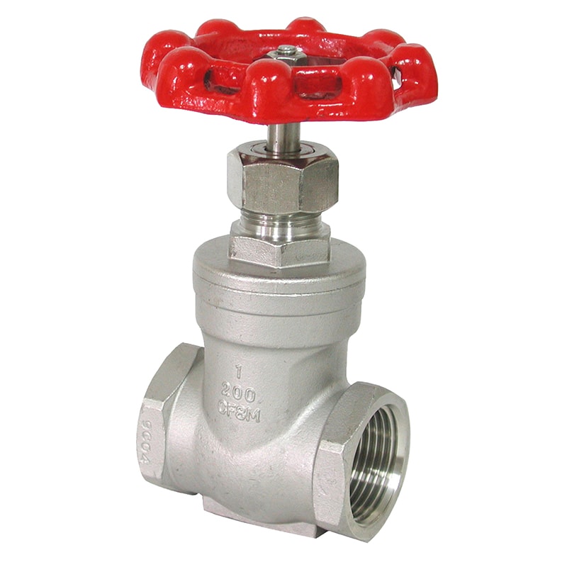 Válvula Compuerta Roscada de Acero Inoxidable