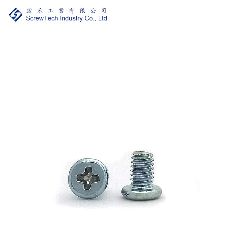 【ScrewTech】Wafer Head, Phillips, M2.5x4, Machine Screw, Zinc Plated ...