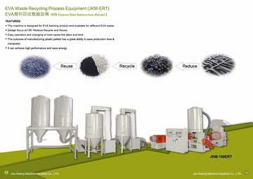 EVA Recycling Machine Equipment | Taiwantrade.com