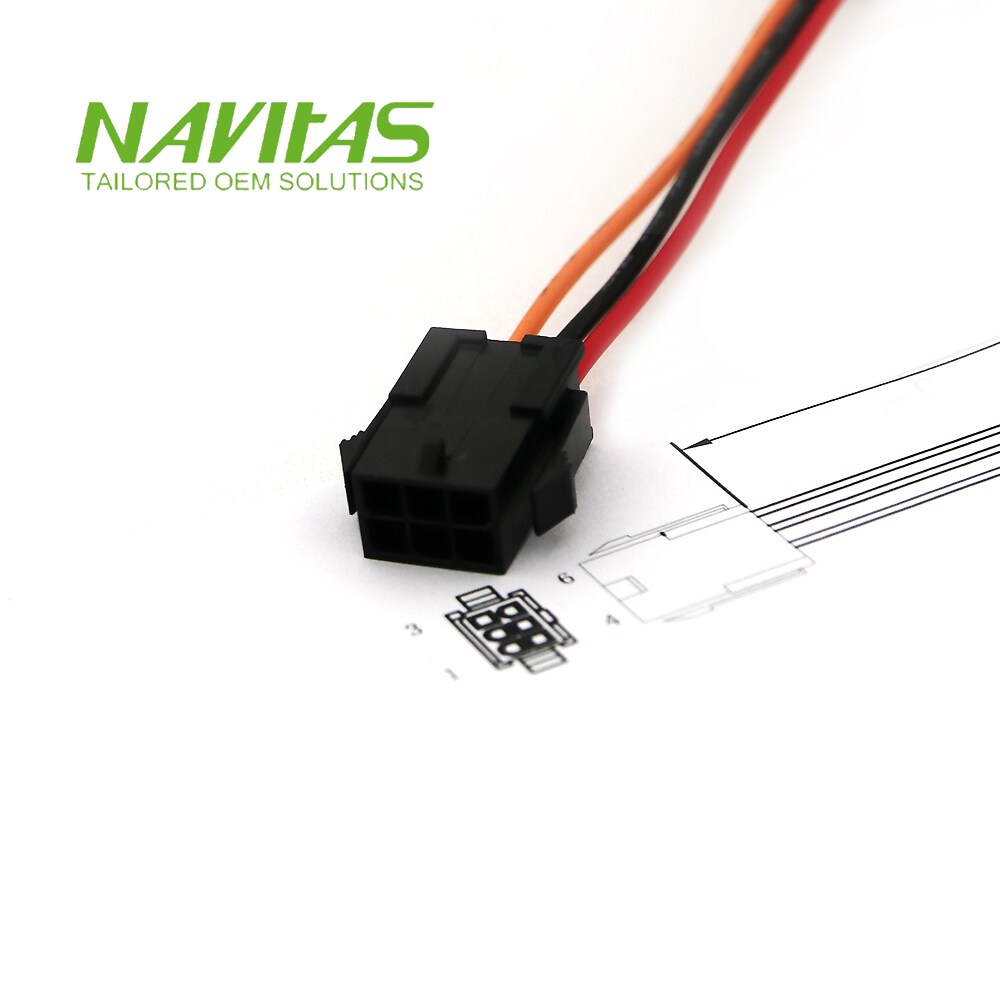 Molex Micro-Fit 6 pin 3mm Pitch Custom Wiring Harness Assembly ...